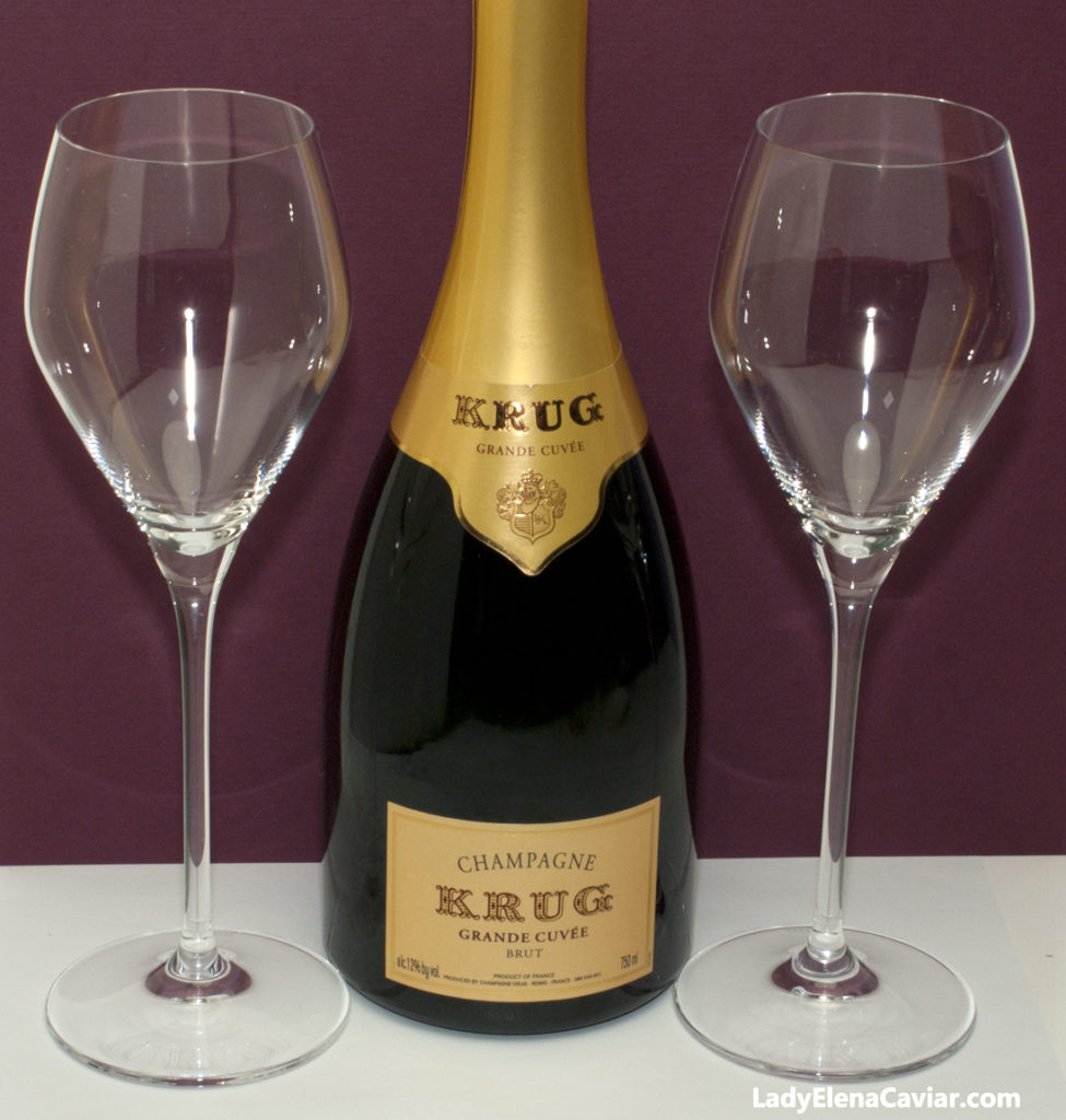Champagne Krug CEO Approved Glasses - Lady Elena Caviar